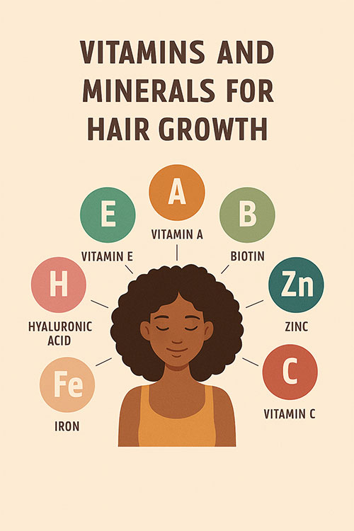 Vitamins and Minerals for Natural Hair Growth Diet - Hair For Men ...